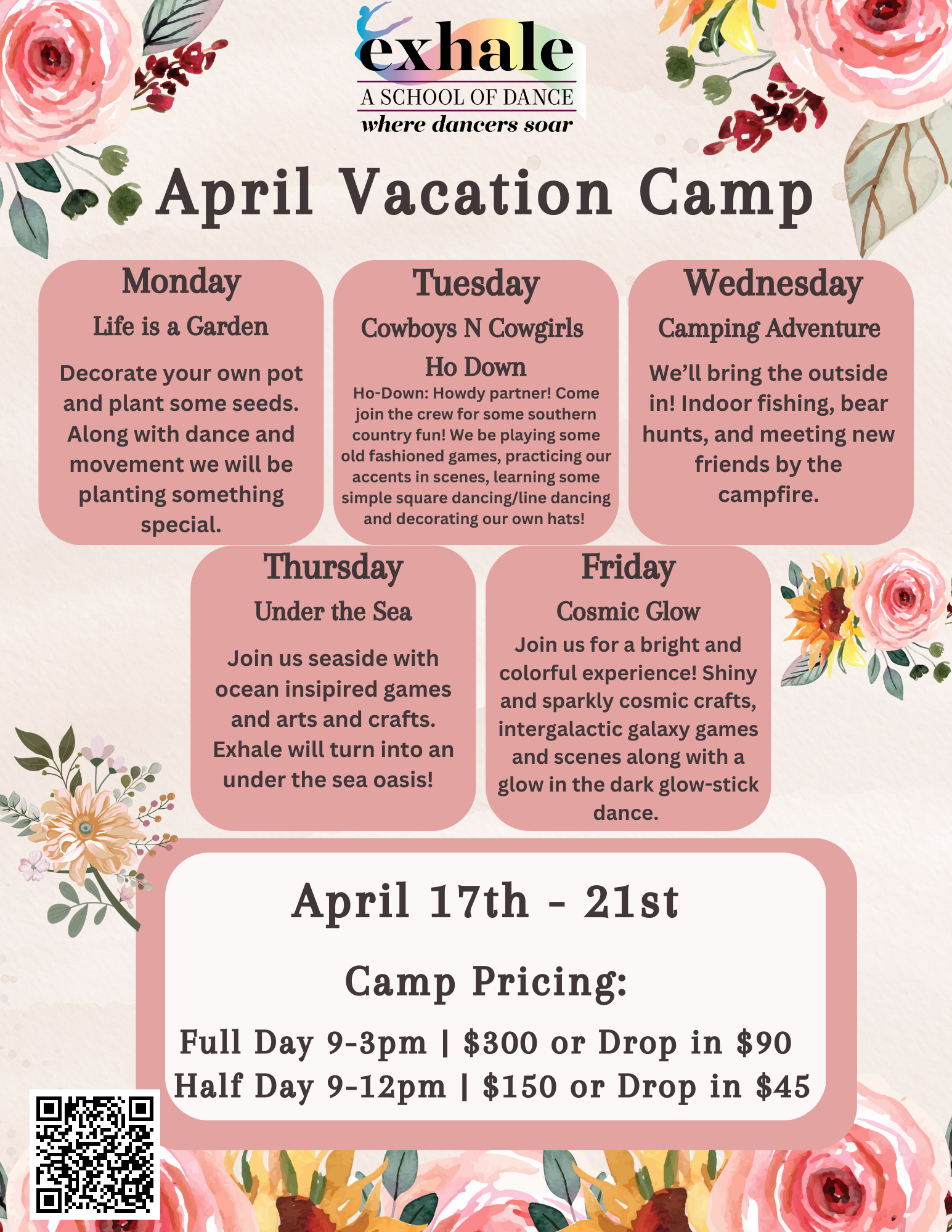 School Vacation Camps – Let the Dance Journey Begin…